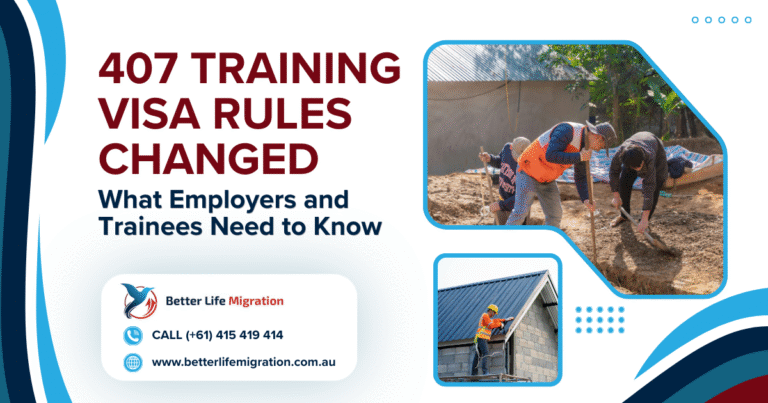 Training Visa Rules Changed on 11 March 2026 - Better Life Migration